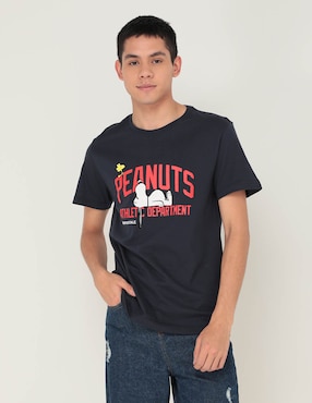 Playera Aéropostale Peanuts cuello redondo para hombre